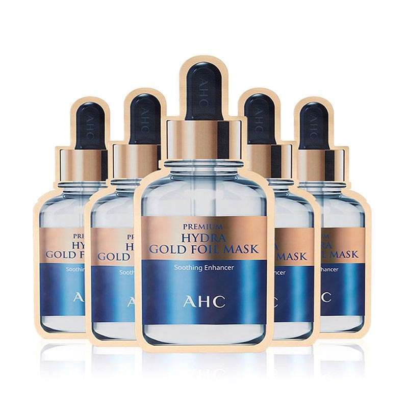 Jual AHC Premium Hydra Gold Foil Mask [5 Sheets/ [New Packaging] di ...