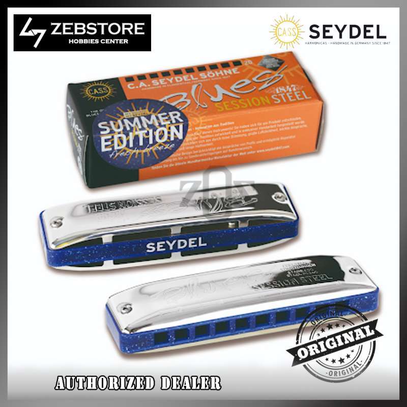 Jual Harmonika Harmonica Diatonic Seydel Session Steel Summer Edition ...