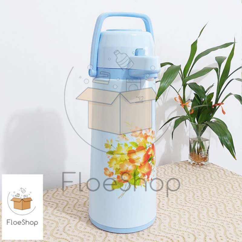 Jual Termos Air Panas Pompa Pijit Pencet Besar Elephant / Gajah 2.5 ...