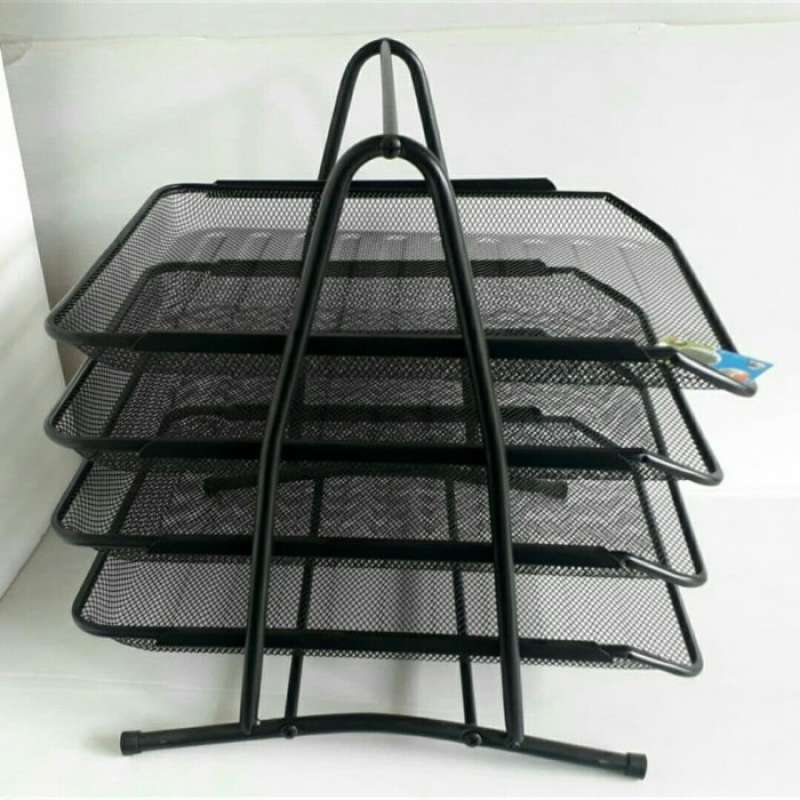 Jual Rak File Document Organizer 4 Susun Tray Besi Arsip Surat Di ...