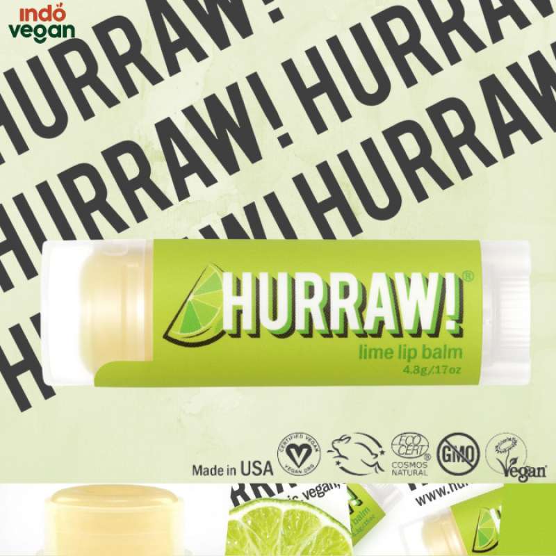 Promo Hurraw Lip Balm Lime 4.8Gr Diskon 33% di Seller Lulla Store ...