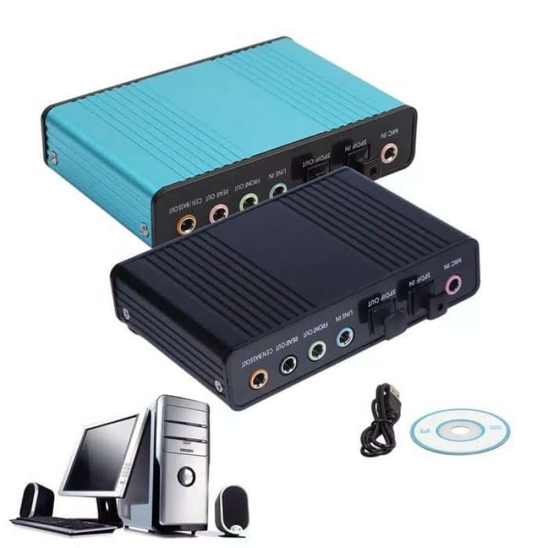 Promo Usb Soundcard 6 Channel 5.1 Optical Spdif External Diskon 17% di ...