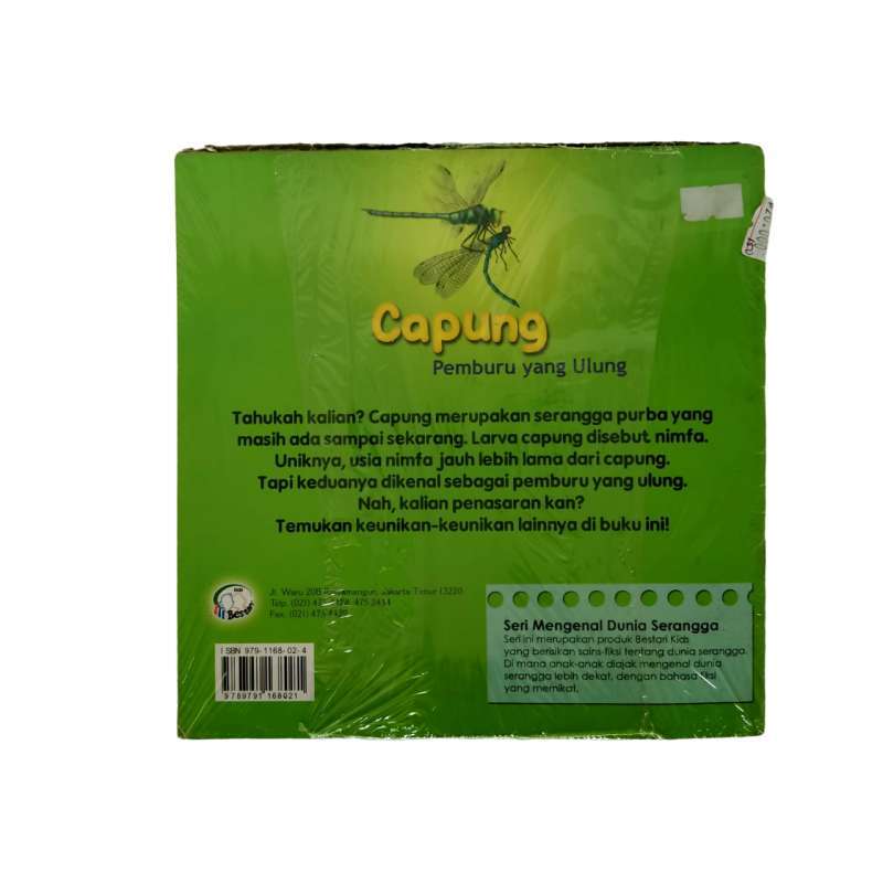 Jual Buku Seri Mengenal Dunia Serangga Capung Pemburu Yang Ulung Karya ...