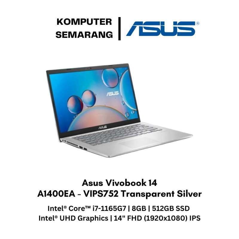 Promo Asus Vivobook 14 A1400EA - VIPS752 Transparent Silver [Intel ...
