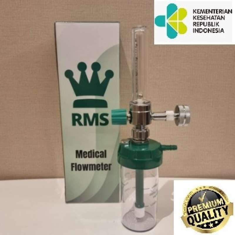 Jual Flowmeter Putar Humidifier Oksigen / Oxygen / Regulator Dinding di ...