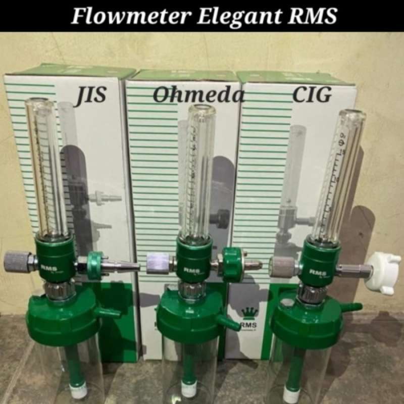 Jual Flowmeter Putar Humidifier Oksigen / Oxygen / Regulator Dinding di ...