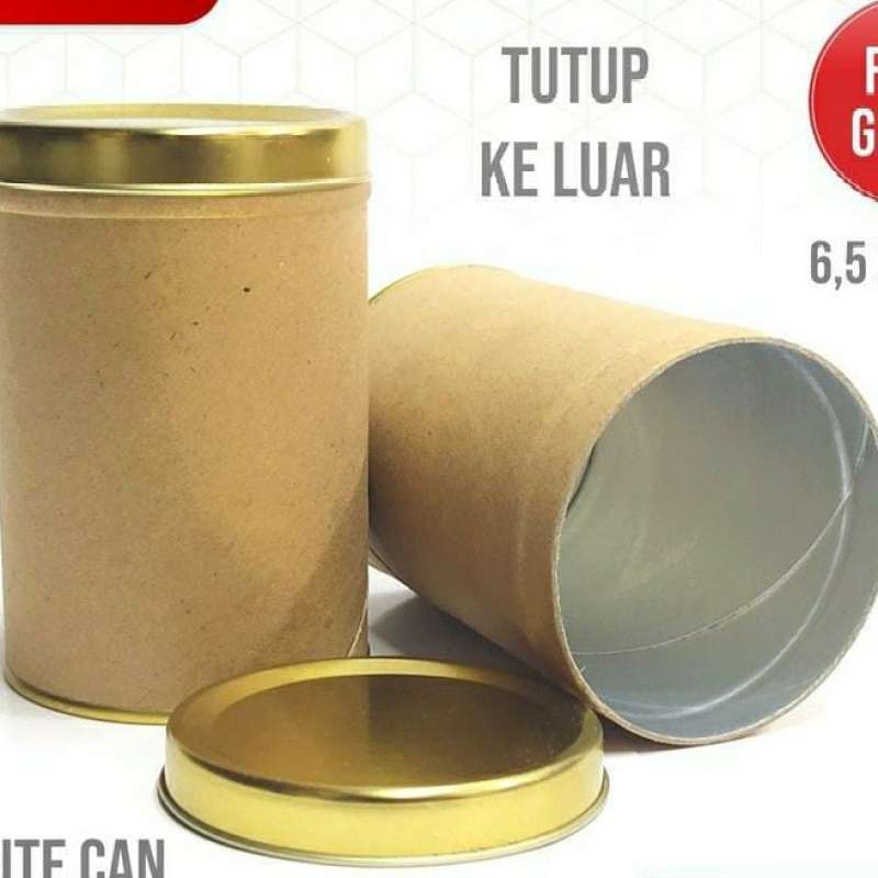 Jual Tabung Composite Can 6,5x10 | Tabung Karton Laminasi Foodgrade ...