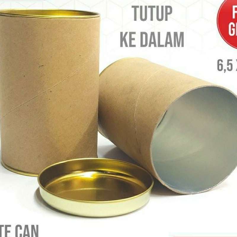 Jual Tabung Composite Can 6,5x10 | Tabung Karton Laminasi Foodgrade ...