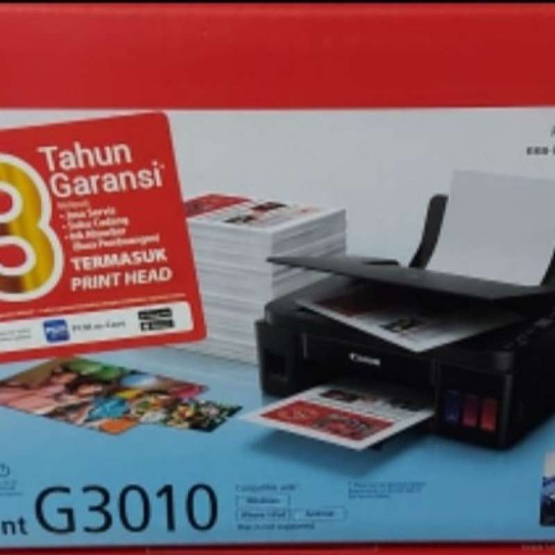 Promo printer canon pixma g3010 print scan copy wifi Diskon 26% di Seller Jaya Abadi Elektrik ...