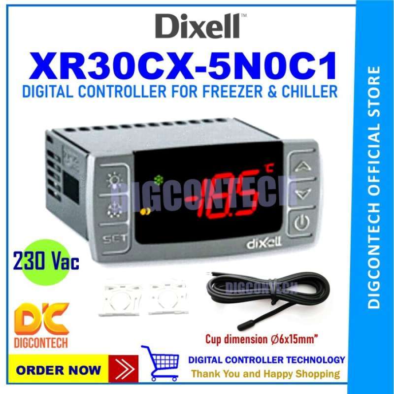 Promo Xr30Cx / Xr 30 Cx + Prone Ntc Digital Thermostat Dixell 230V ...