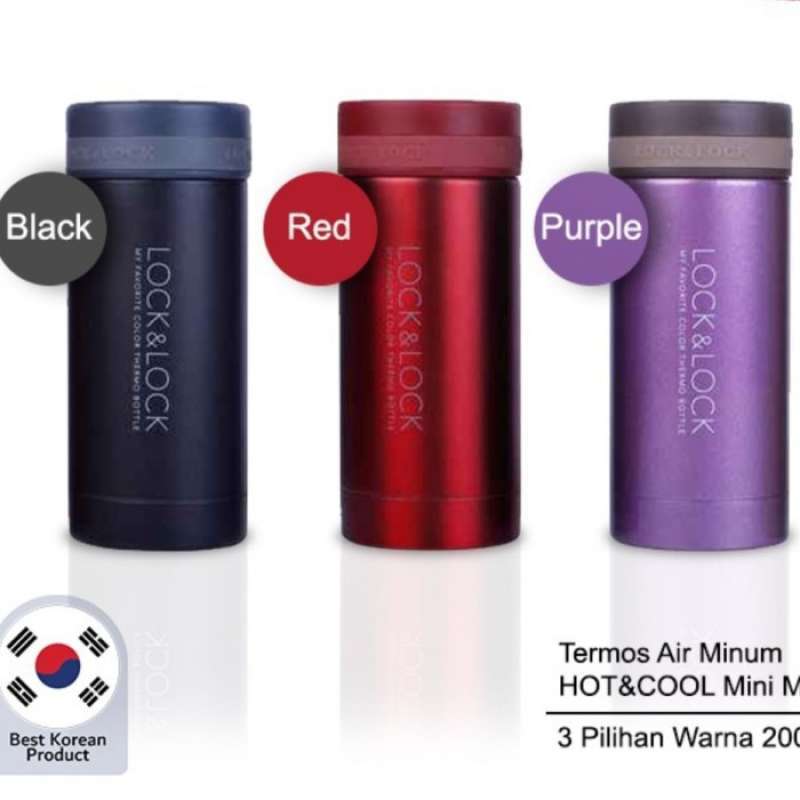 Promo Lock n Lock Termos Air Minum Hot dan Cool 200ML, 300ML Diskon 33% ...