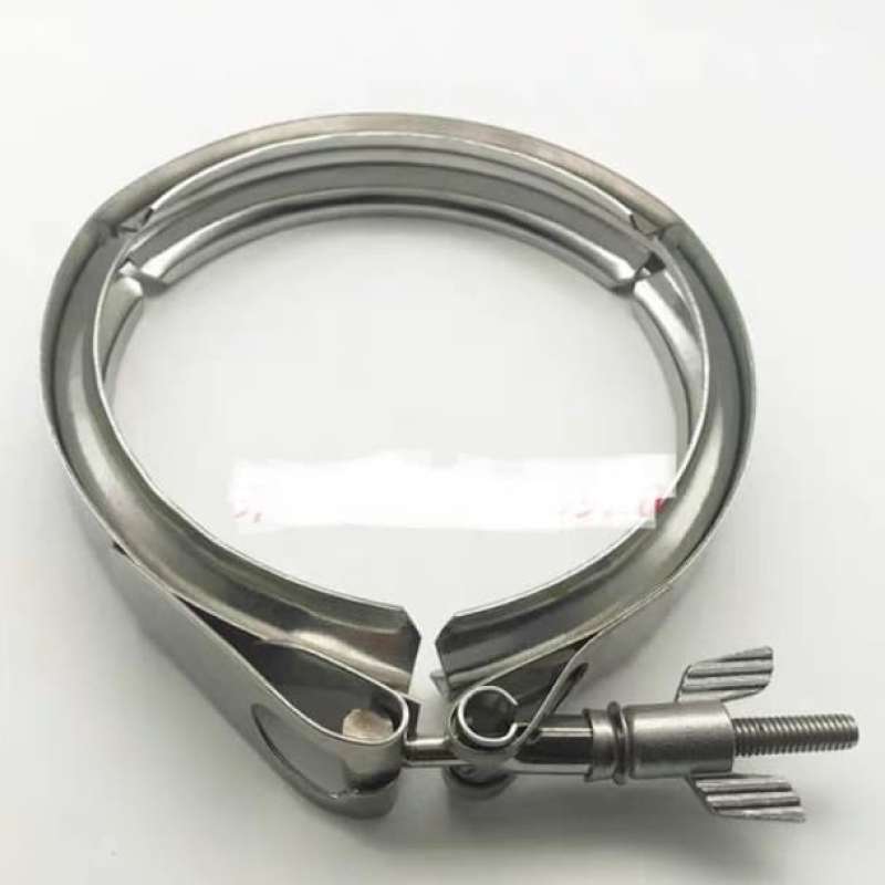 Jual [ori] 8 Inch V-band Clamp Stainless Steel Universal Knalpot Turbo ...