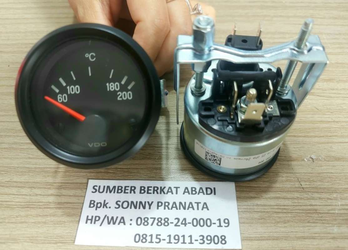 Promo VDO OIL TEMPERATURE SENSOR INDICATOR GAUGE 60-200 CELSIUS 24V ...