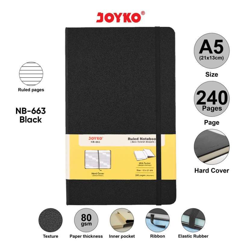 Jual Notebook Nb 663 Buku Tulis Catatan Diary Agenda Joyko Hard Cover ...