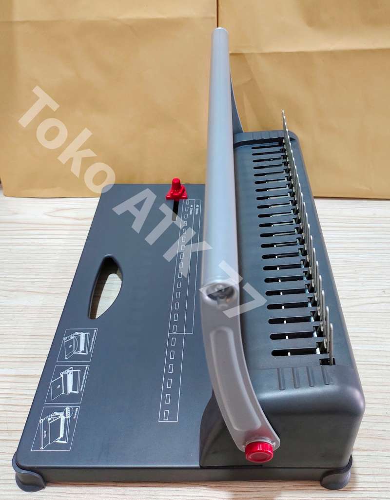 Jual Mesin Jilid Spiral Plastik Comb Binding Machine Krisbow B2988-3 Di ...