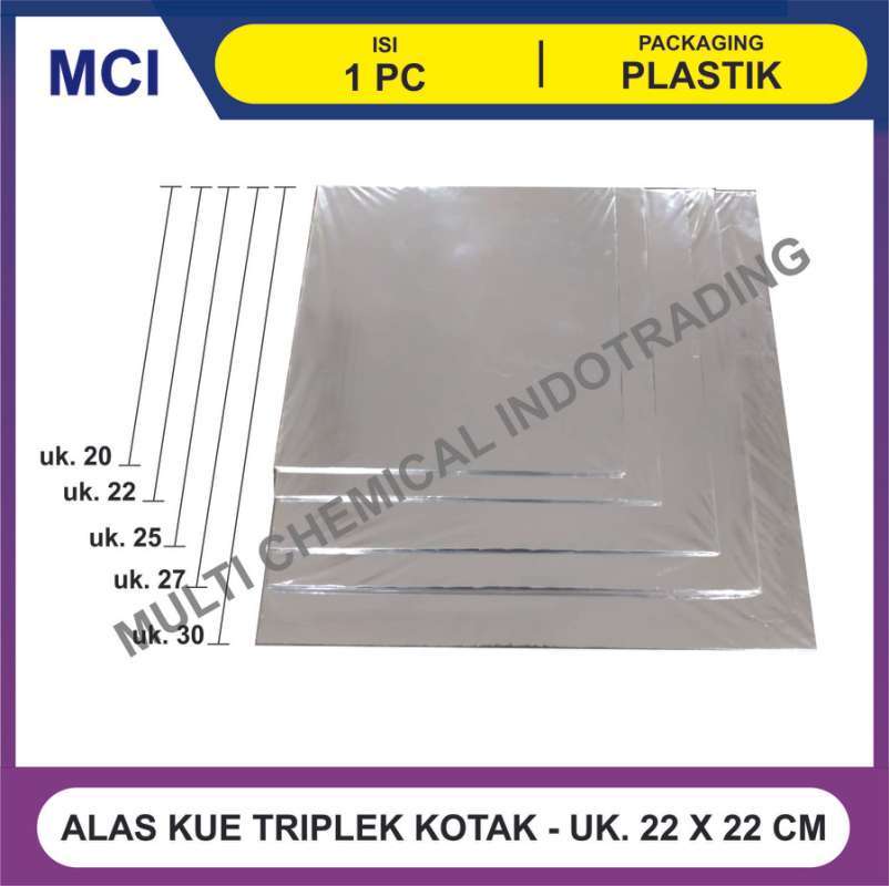 Jual Kotak Ukuran 22 Cm - Tatakan Alas Kue Tart / Kue Ulang Tahun ...