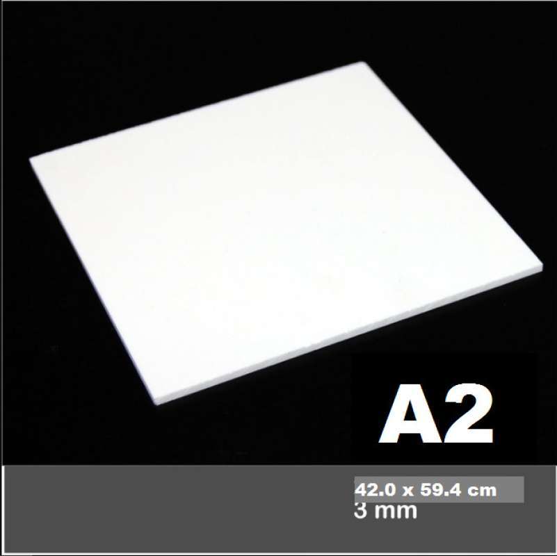 Promo Akrilik A2 Lembaran 3Mm Acrylic 3 Mm Putih Solid Marga Cipta ...