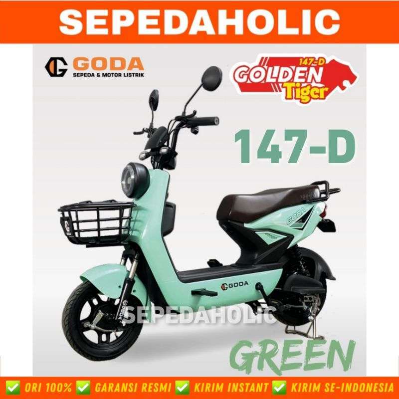Jual Sepeda Listrik GODA GOLDEN TIGER 147 D 500 Watt Electric Bike di ...