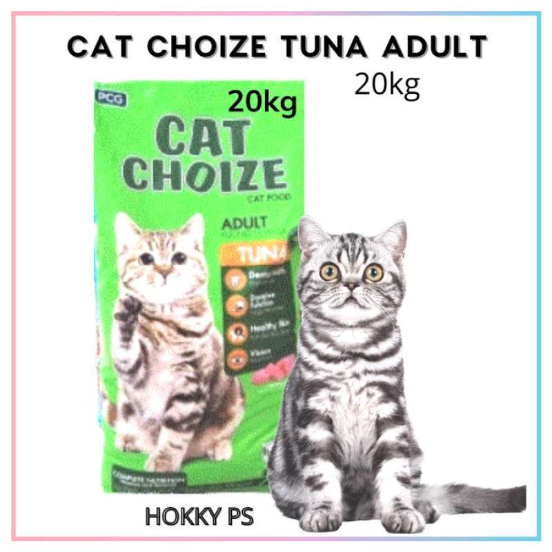 Promo Cat Choize Tuna 20Kg Makanan Kucing Dewasa Adult Dry Cat Food ...