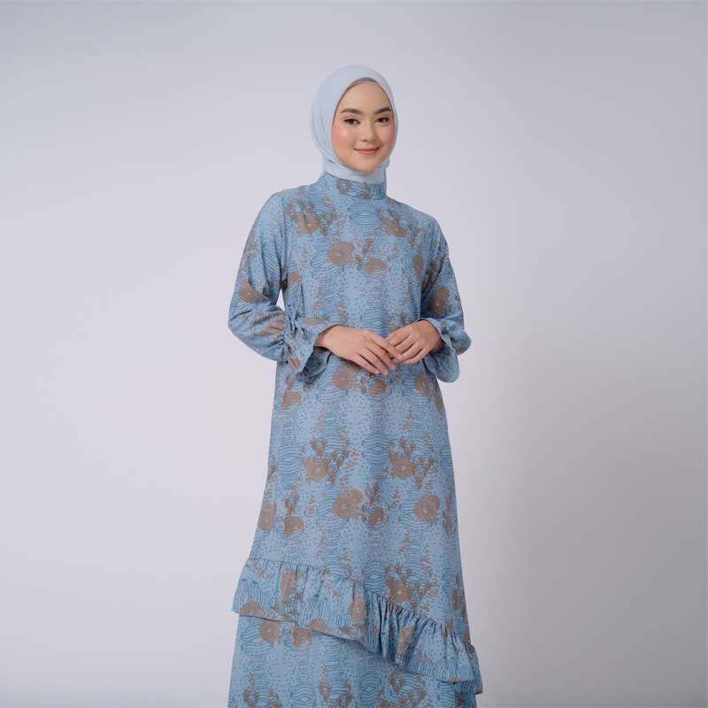 Jual Zm Zaskia Mecca - Anshika Baby Blue Dress - Jelita Indonesia ...