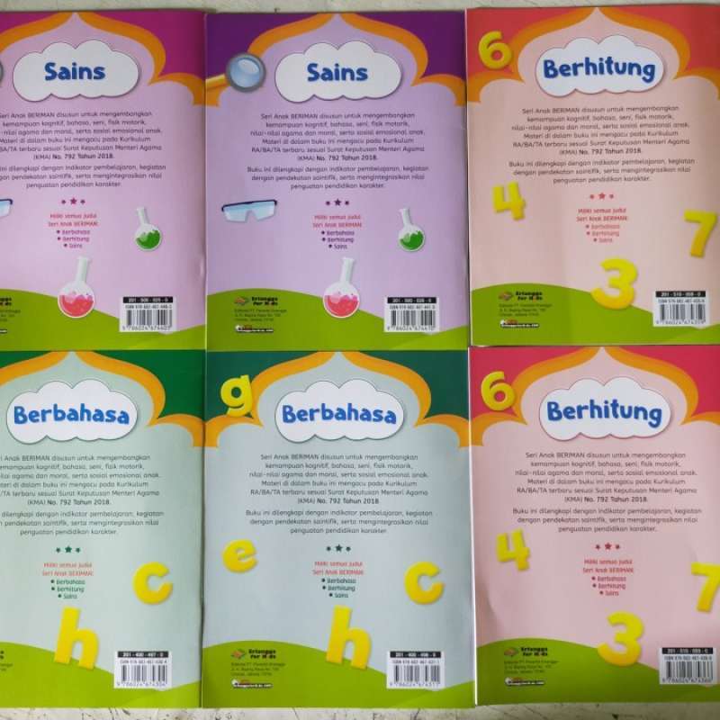 Promo Ori Satu Paket Buku Seri Anak Beriman Untuk Usia 5-6 Tahun ...