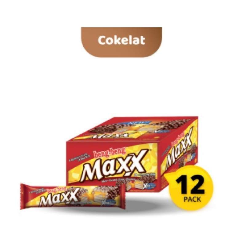Promo Beng Beng Maxx 32 Gram Chocolate Wafer Caramel Crispy Original ...