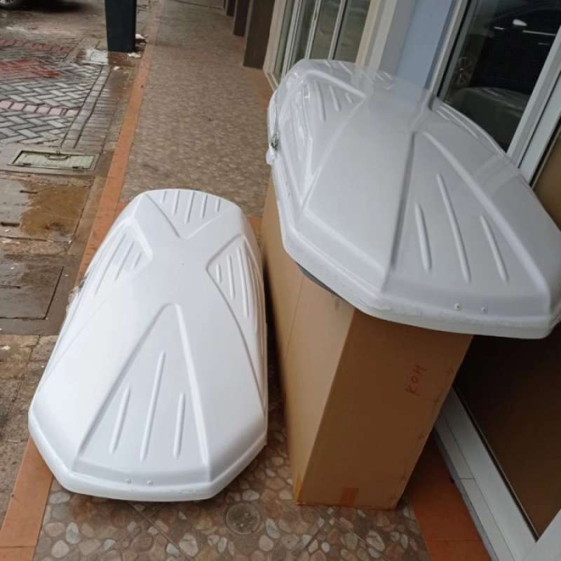Jual Roof Box/roof Box Kanaka/roof Box Glossy Putih/roofbox White ...