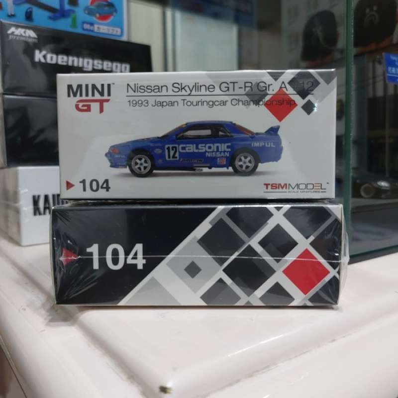 Promo Mini GT Skala 64 Nissan Skyline GTR R32 Calsonic #104 Diskon 23% ...