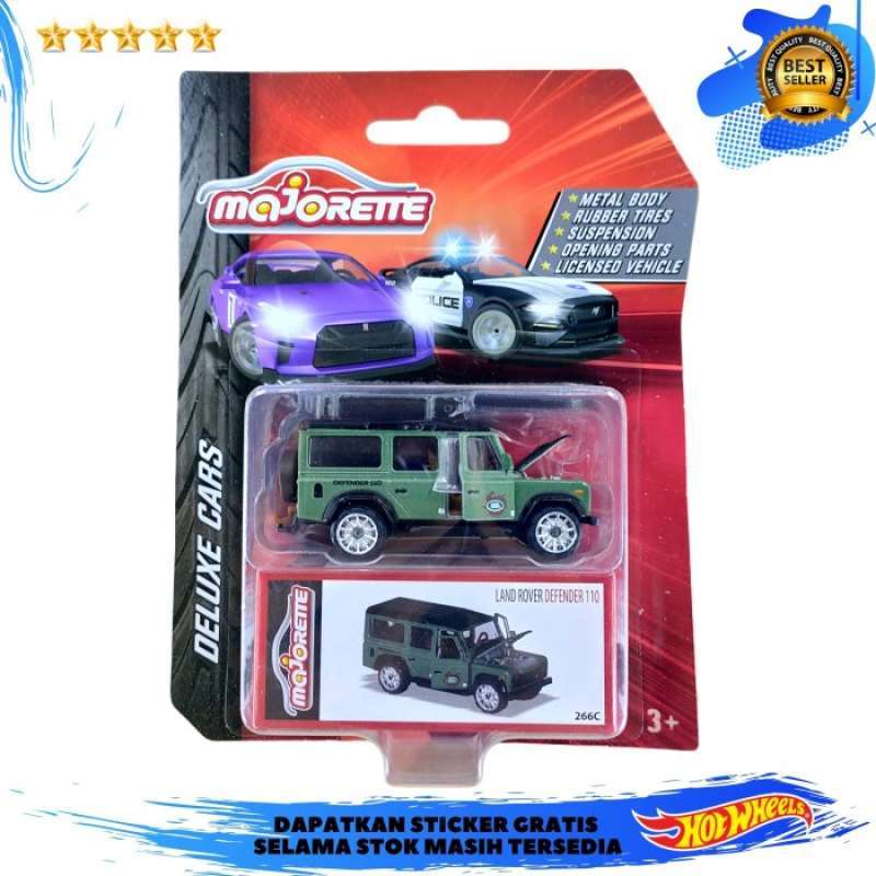 Promo majorette Deluxe Cars Open Cap Hijau Timothy Diecast Diskon 23% ...