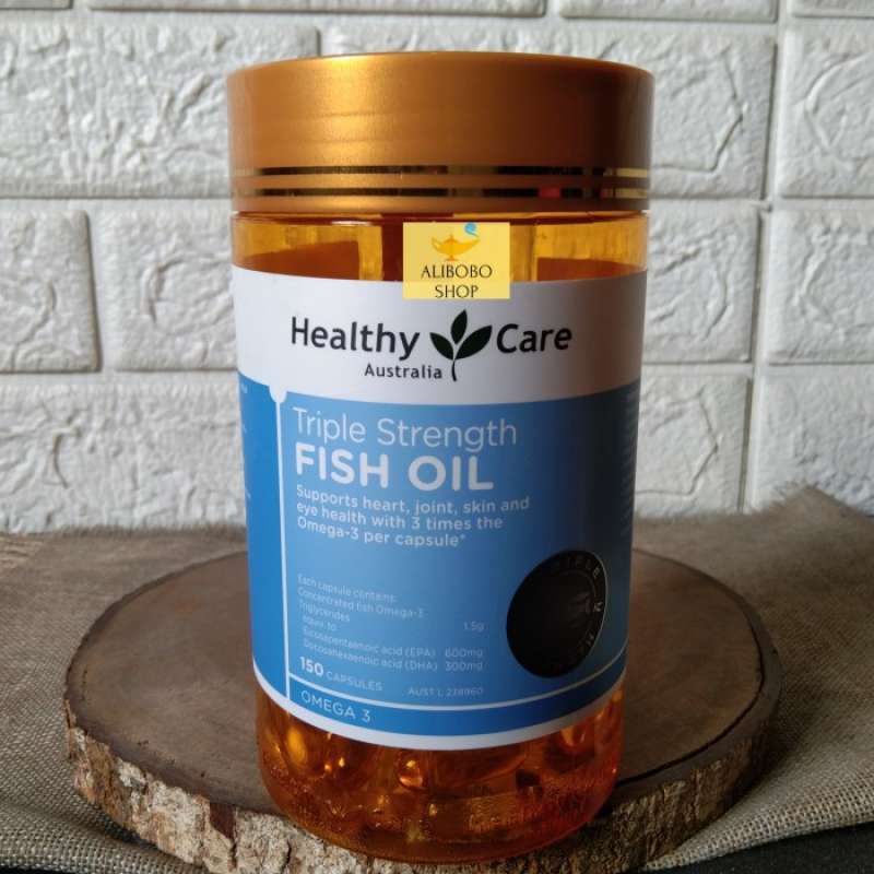 Jual Healthy Care Triple Strength Fish Oil 150 Capsules Di Seller Zebaa Shop - Wanasari, Kab ...