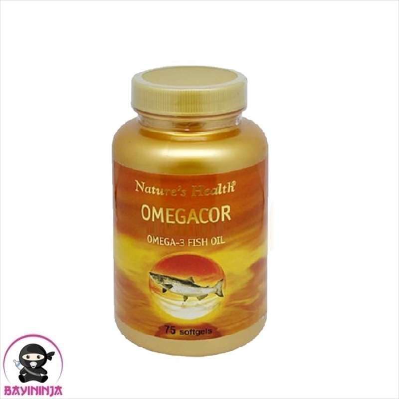 Jual natures health omegacor omega 3 fish oil softgels 75 s di Seller ...