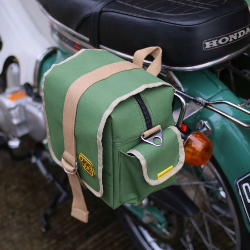 Promo Sidebag Motor Klasik Mini Pannier Side Bag Motif Hijau Klasik ...