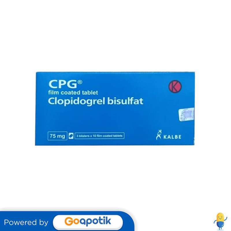 Jual CPG 75 MG BOX 30 TABLET di Seller Apotek IF Farma - Cengkareng ...