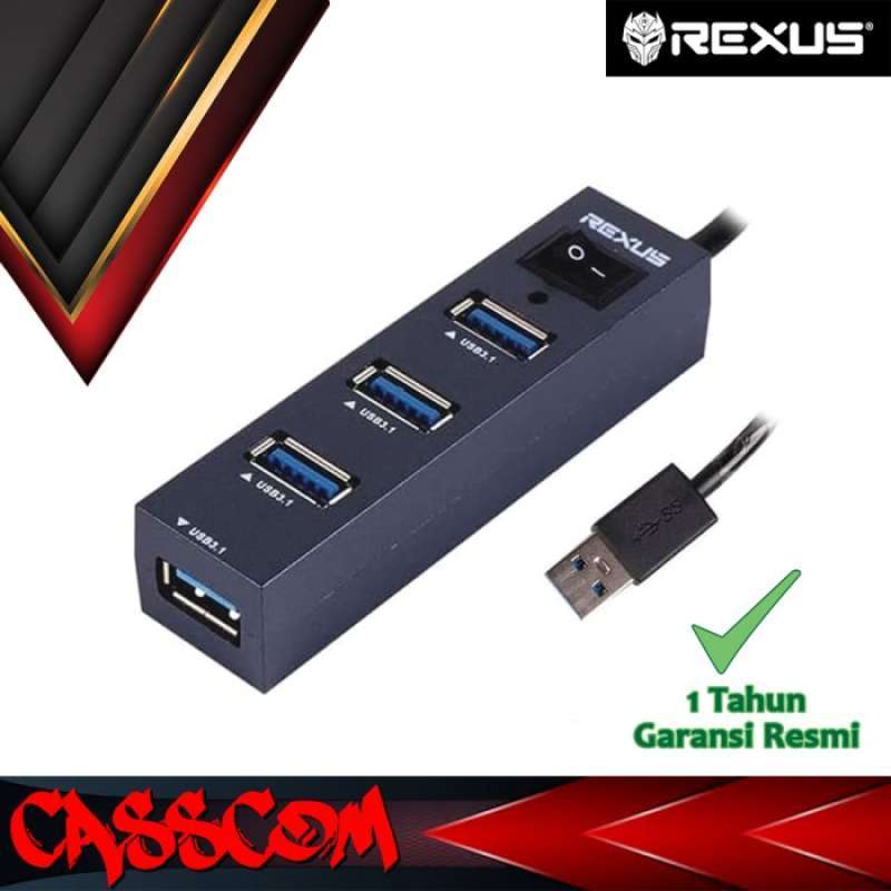 Promo Rexus Usb Hub V.3.0 Rxh327 4 Port - Rxh-327 Diskon 23% di Seller Shika Store - Guntur ...