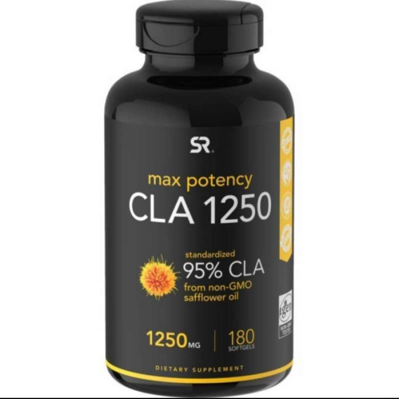 Promo SR potency CLA 1250mg standardized safflower oil 180.softgel Diskon 23% di Seller Guaza ...
