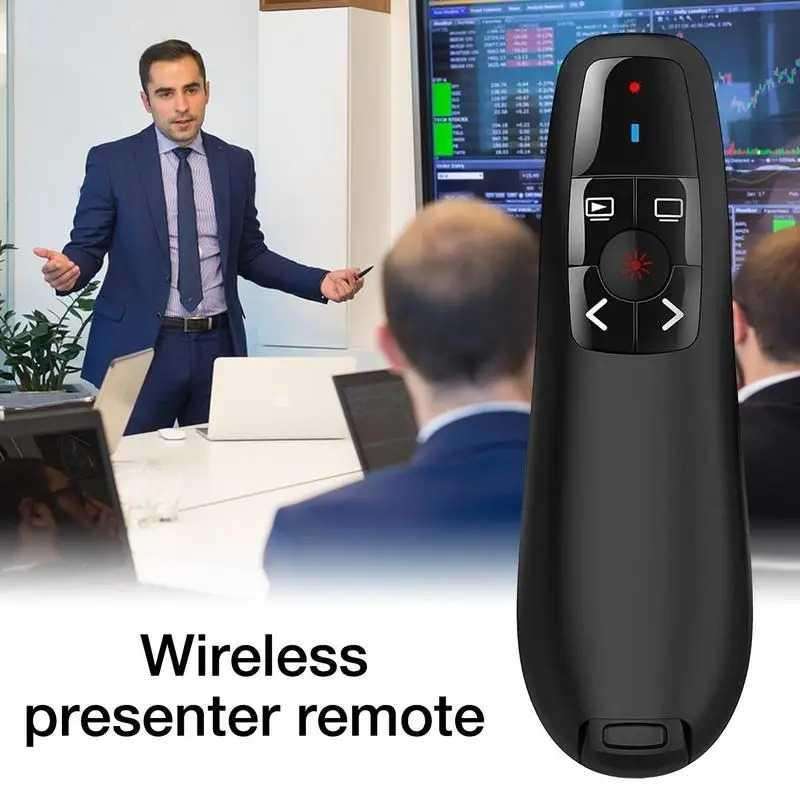 Jual Remote Laser Presenter Wireless Pointer Merah 2.4 Ghz K400 ...