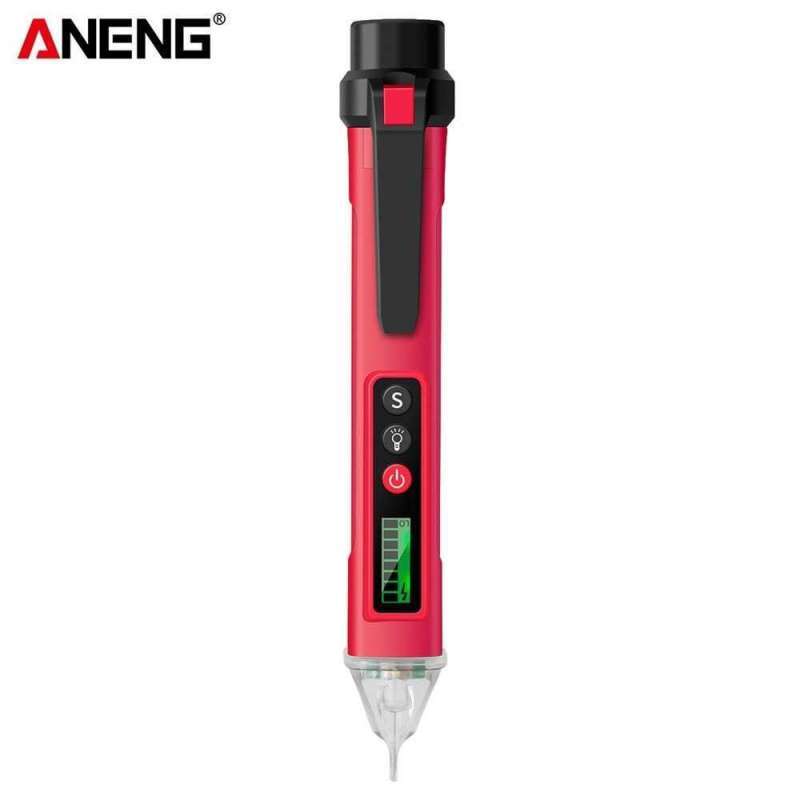Jual Tespen Tester Pen Non Contact Ac Voltage Alert Detector 12-1000v ...