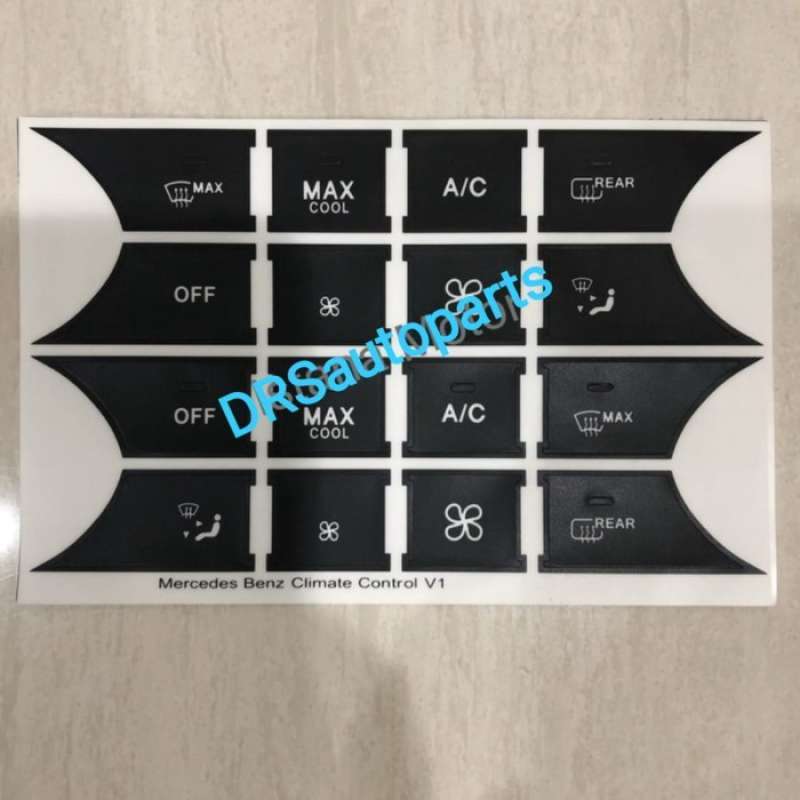 Promo Sticker Stiker Tombol Ac Mercy W204 W212 Diskon Diskon 38% Di ...