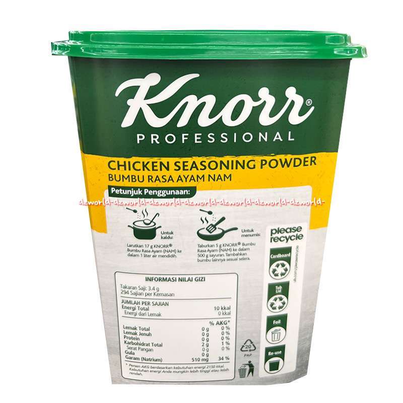 Jual Knorr Profesional Chicken Seasoning Powder 1.5kg Bumbu Masakan ...