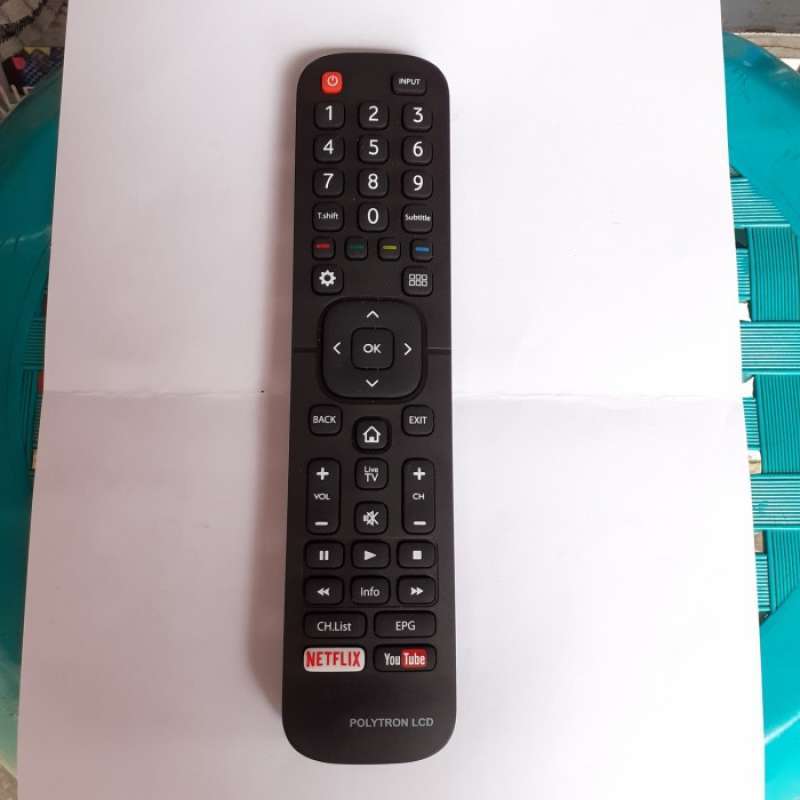 Promo Remote Tv Lcd Led Polytron Smart Youtube Original . Diskon 28% di ...