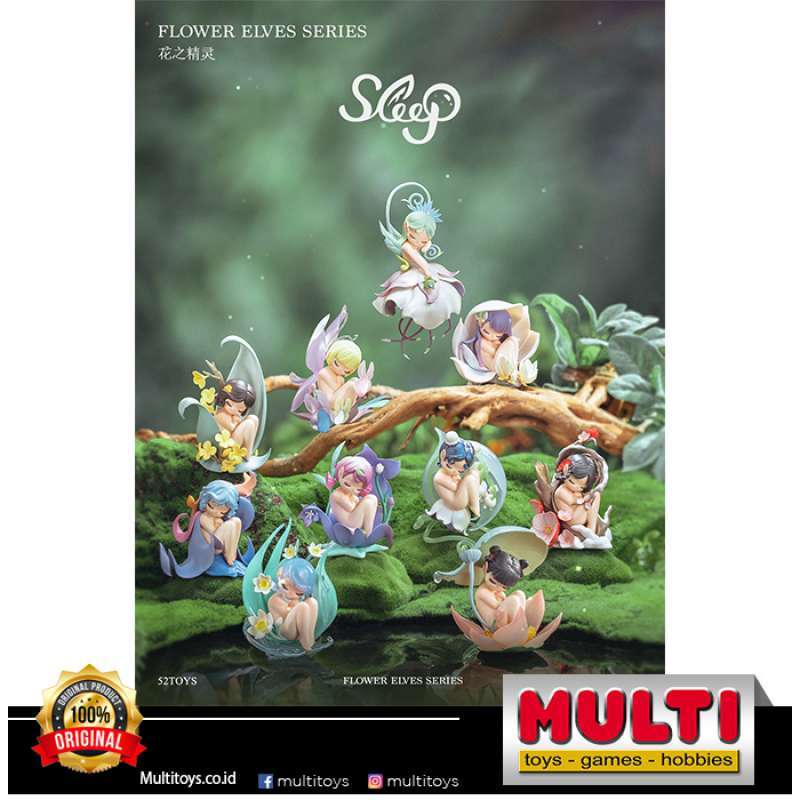 Jual 52TOYS SLEEP FLOWER ELVES RANDOM 02309 di Seller Multi Toys ...