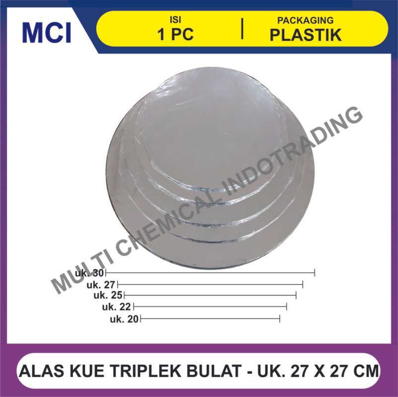 Jual Bulat Ukuran 27 Cm Tatakan Alas Kue Tart Kue Ulang Tahun Triplek Di Seller Multi