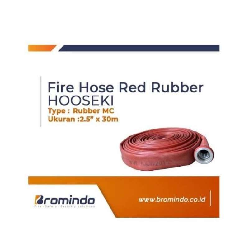 Jual Hooseki Fire Hose Red Rubber 2.5x30m MC di Seller Bromindo Mekar ...