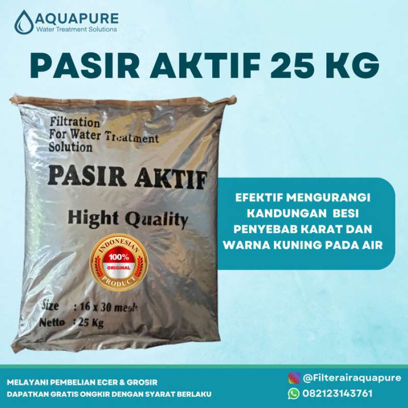 Jual Pasir Aktif / Activated Sand 25 kg untuk menghilangkan zat besi di ...
