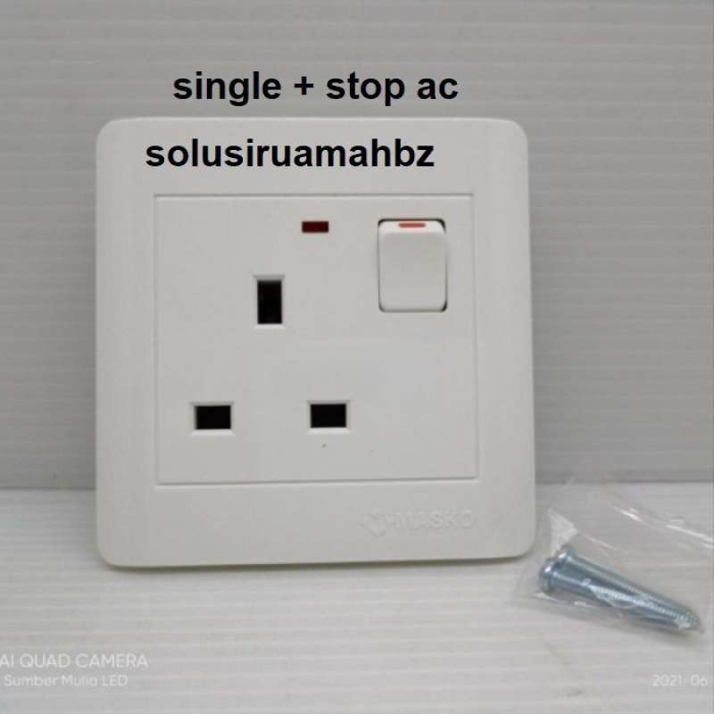 Jual Ib Inbow Saklar Listrik Tombol Bulat Kecil Minimalis Ob Alat Out ...