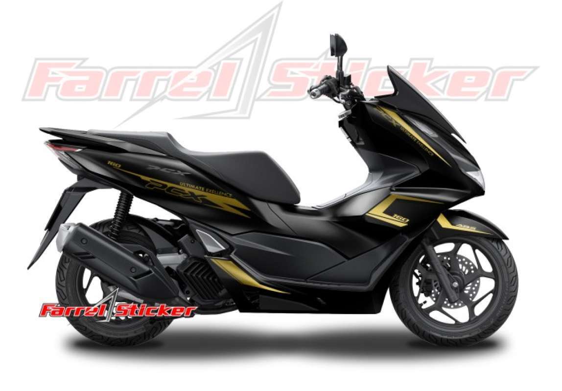 Jual stiker pcx sticker stripping PCX 160 hitam ct 02 di Seller Indah ...