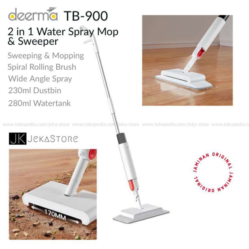 Jual Deerma Tb-900 2In1 Water Spray Mop Sweeper Kode Br01 di Seller ponimanku - Wijaya Kusuma ...