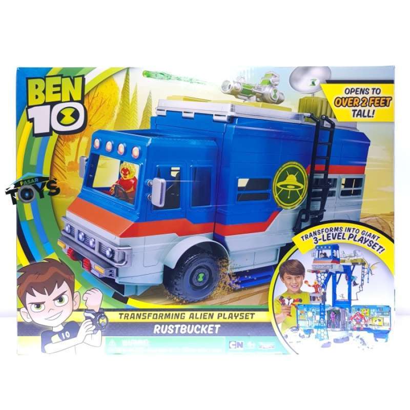 Promo Ben 10 Rustbucket Deluxe Transforming Vehicle to Playset Ben10 ...