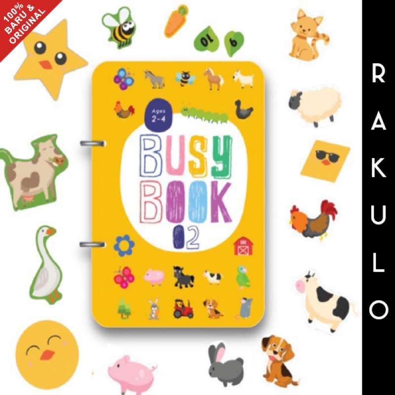 Promo Buku Aktivitas Anak Busy Book Vol 2 Usia 2-4 Tahun Toddler Paud ...