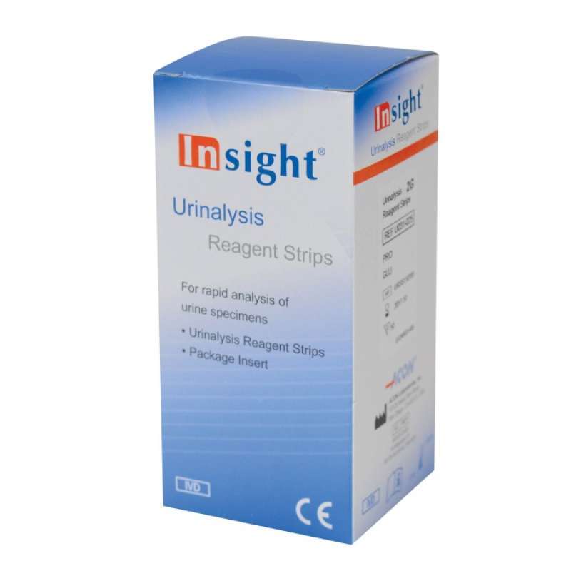 Jual Insight Urinalysis Reagent Strips 10 Parameter Isi 100 Strips di ...